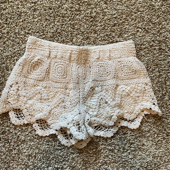 Surf Gypsy | Shorts | Surf Gypsy Crochet Shorts | Poshmark